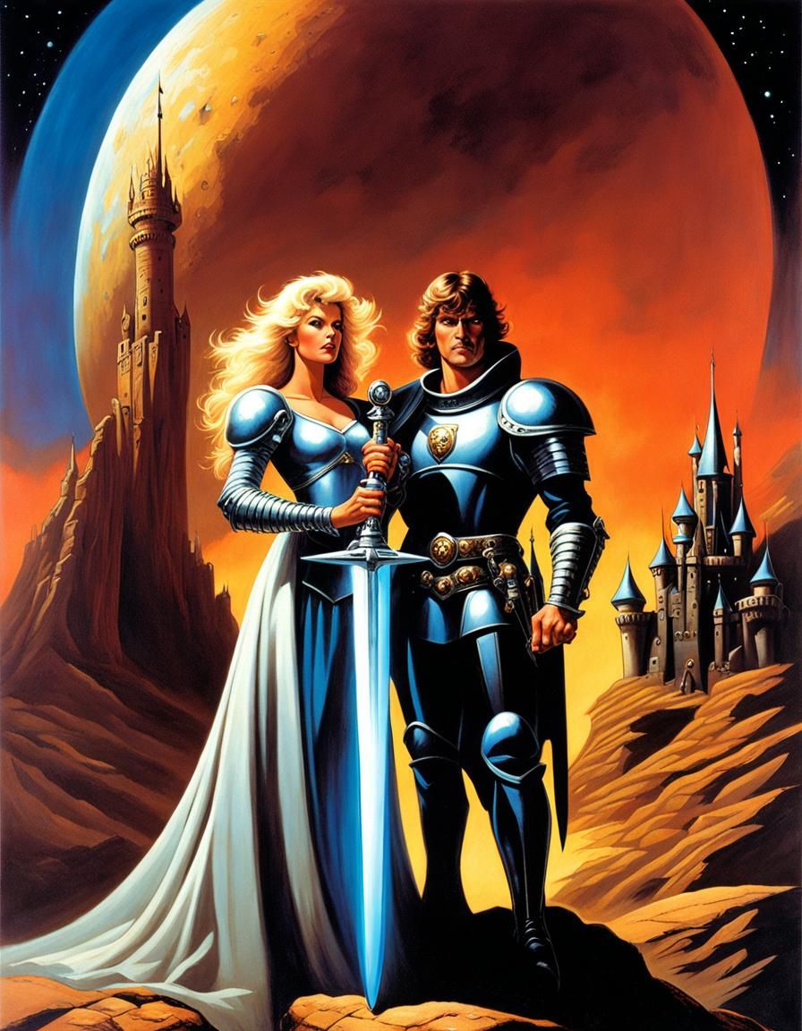 Space Knight (C) - AI Generated Artwork - NightCafe Creator