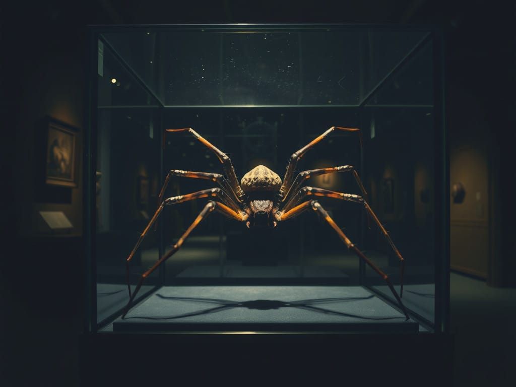 Moving to the next aisle we have arachnida, the spiders, our.. finest ...