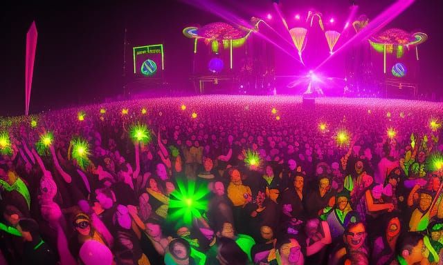 Rave - AI Generated Artwork - NightCafe Creator