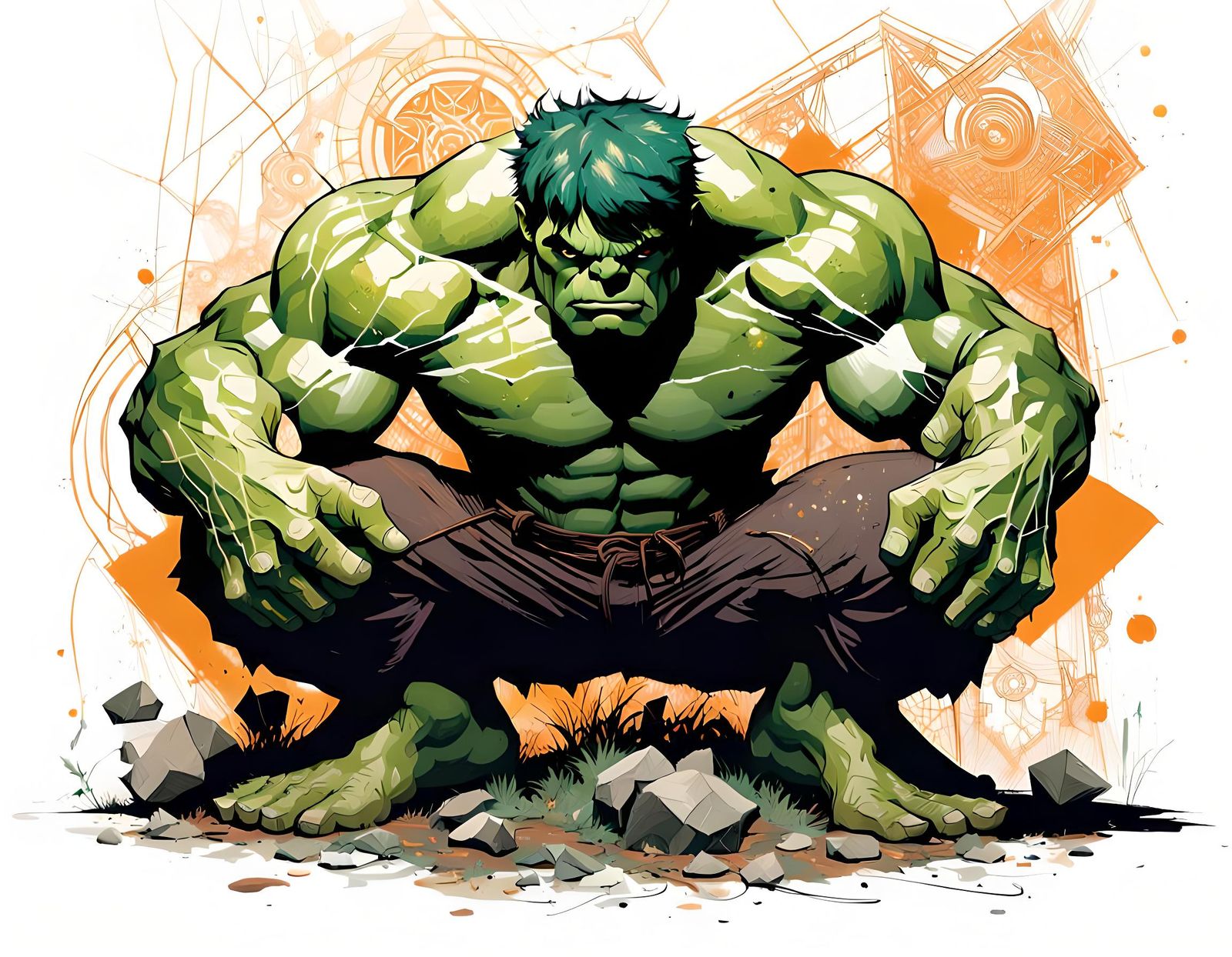 The Hulk - AI Generated Artwork - NightCafe Creator
