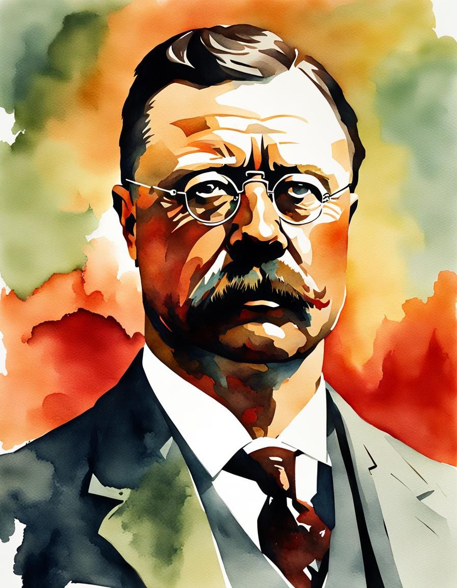 Theodore Roosevelt - AI Generated Artwork - NightCafe Creator