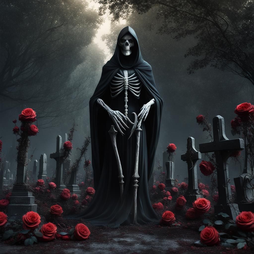 death dying decay beauty rose black bright dark forest graves grim ...