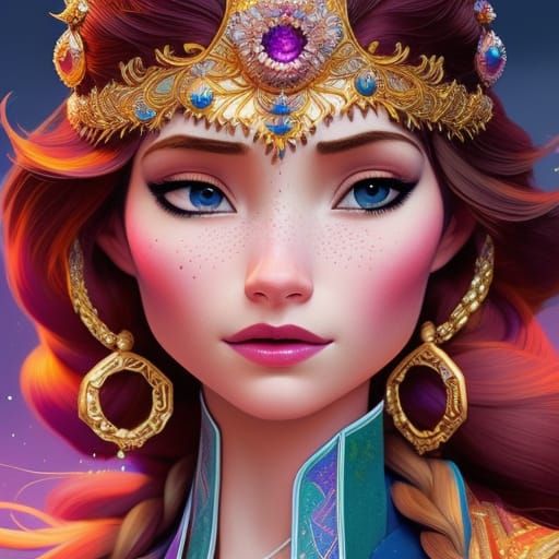 Anna Frozen Ai Generated Artwork Nightcafe Creator