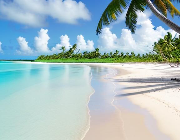 tabwakea beach kiribati - AI Generated Artwork - NightCafe Creator