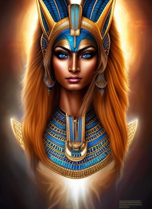 Stunning woman with Anubis head gear - AI Generated Artwork - NightCafe ...