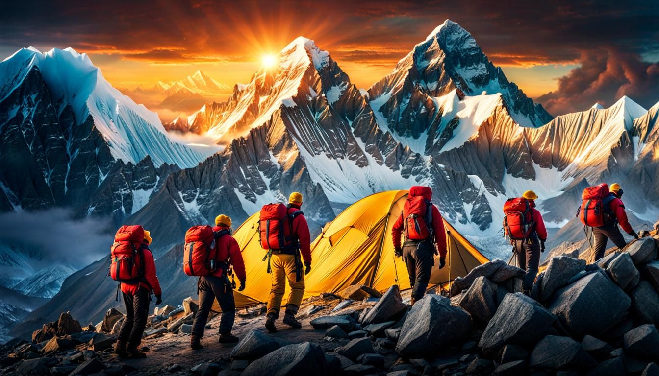 The climbers reach camp 3 on Everest, next stop camp 4 in the death ...