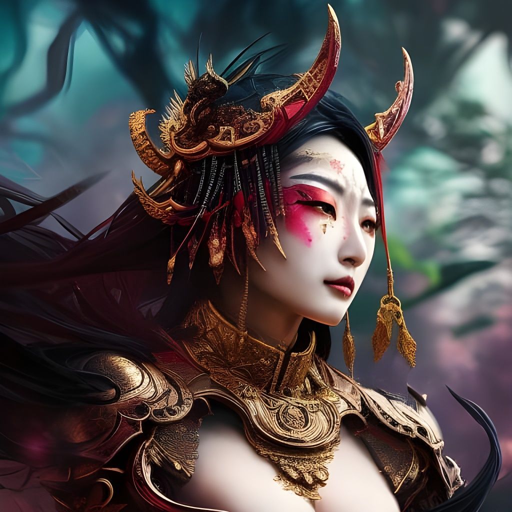 Oni Assassin! - AI Generated Artwork - NightCafe Creator