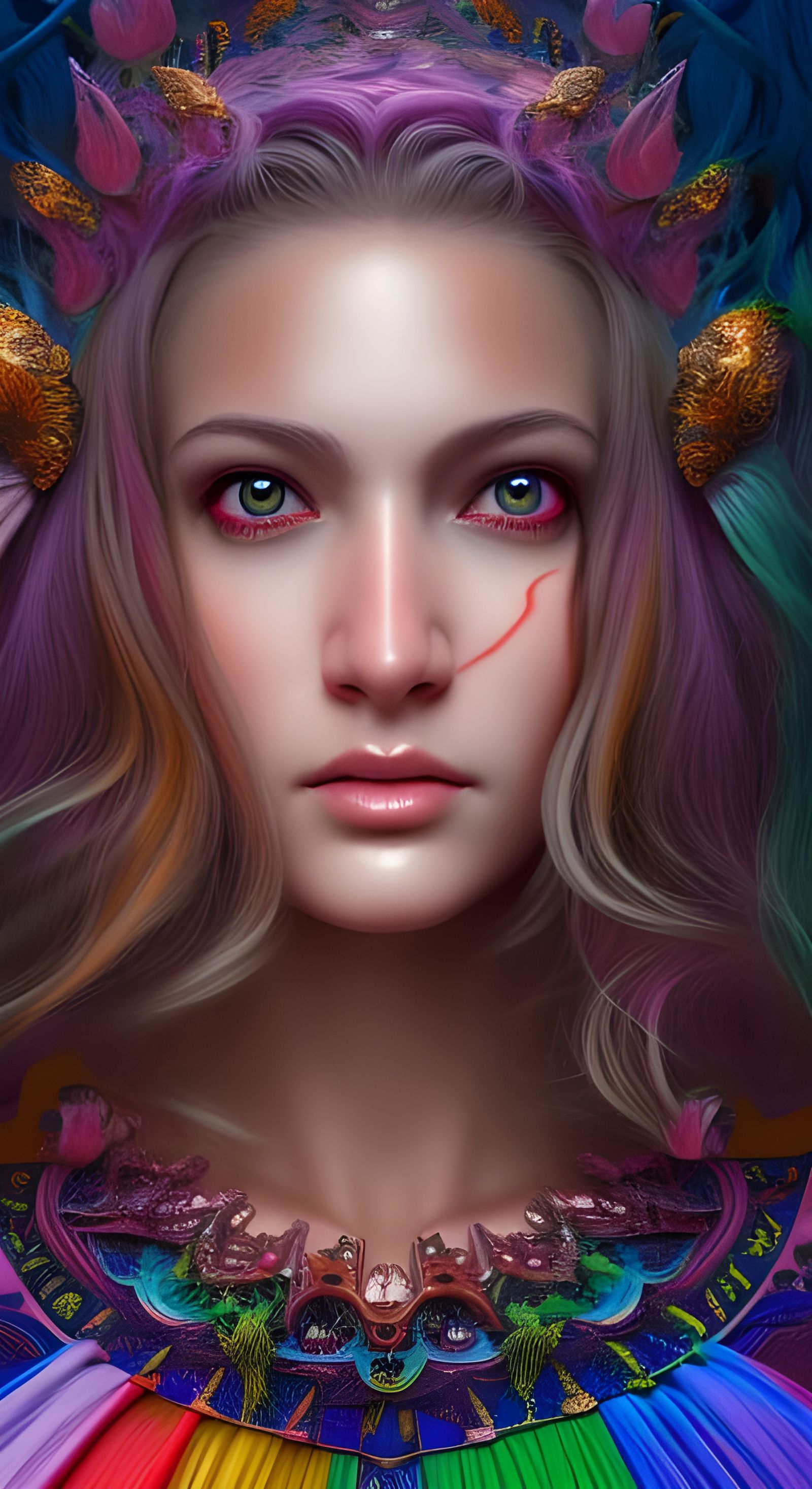 Alien Beauty #1 - AI Generated Artwork - NightCafe Creator