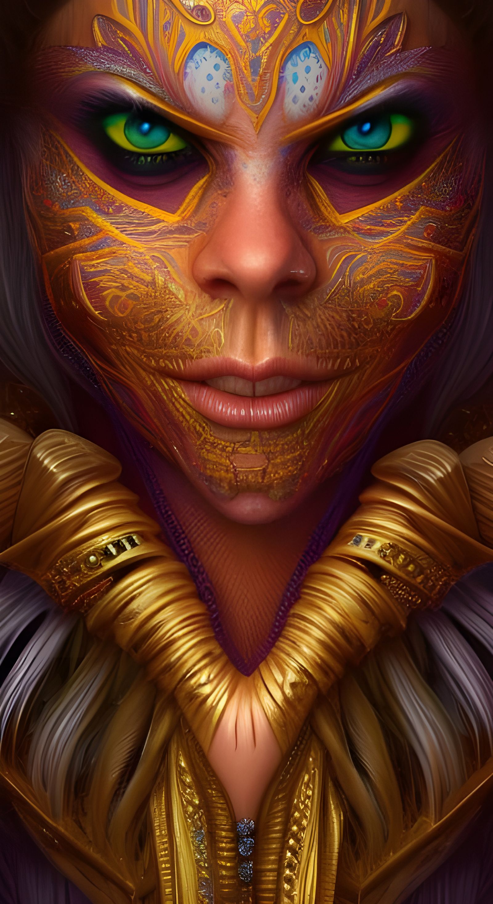 Alien Beauty #3 - AI Generated Artwork - NightCafe Creator