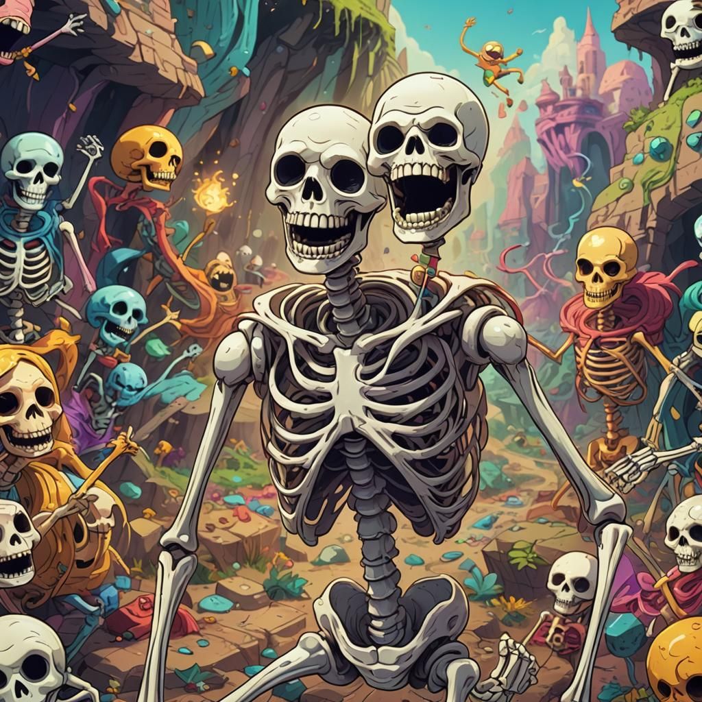 Death in Adventure Time - AI Generated Artwork - NightCafe Creator