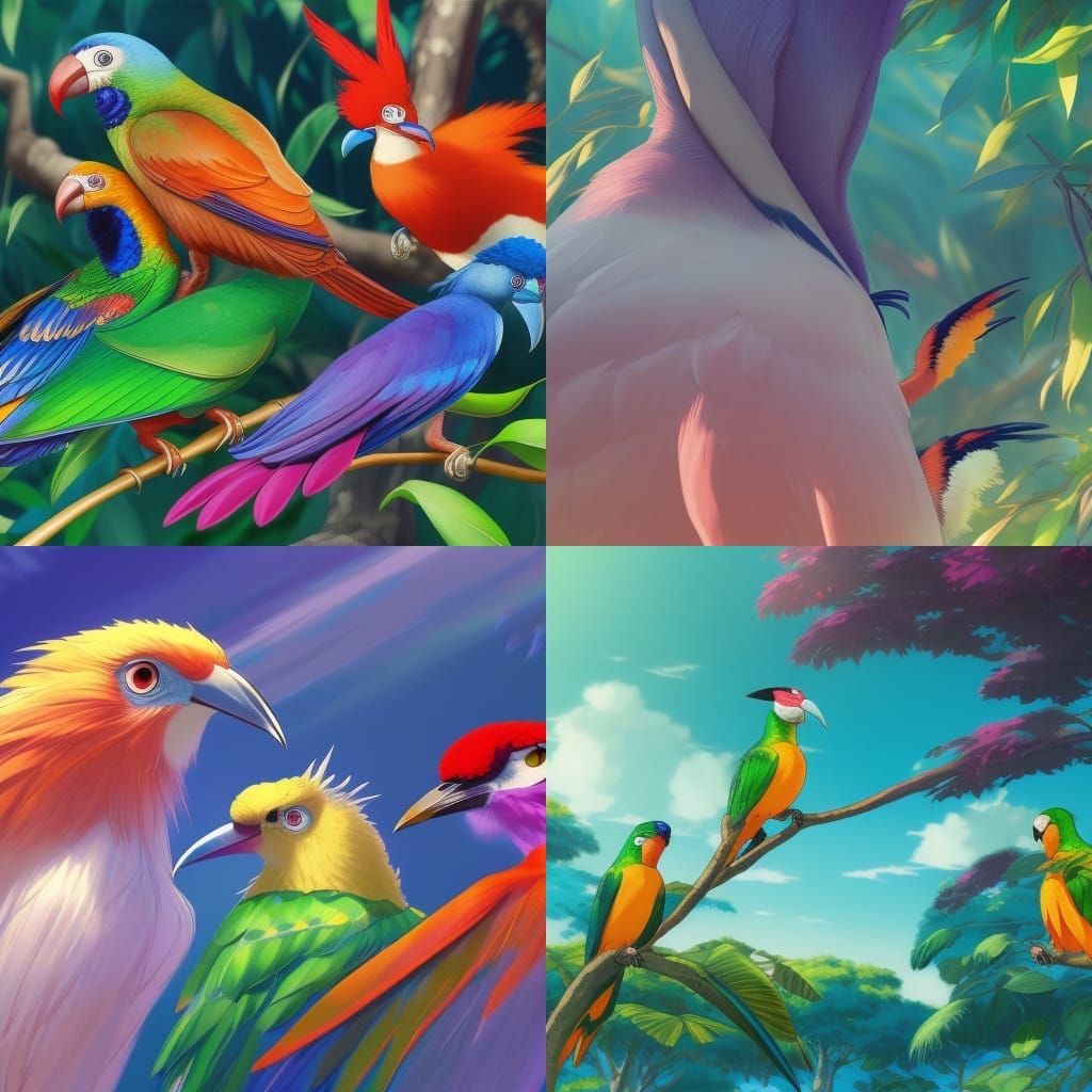 Exotic birds that have evolved thousands of years in brilliant ...