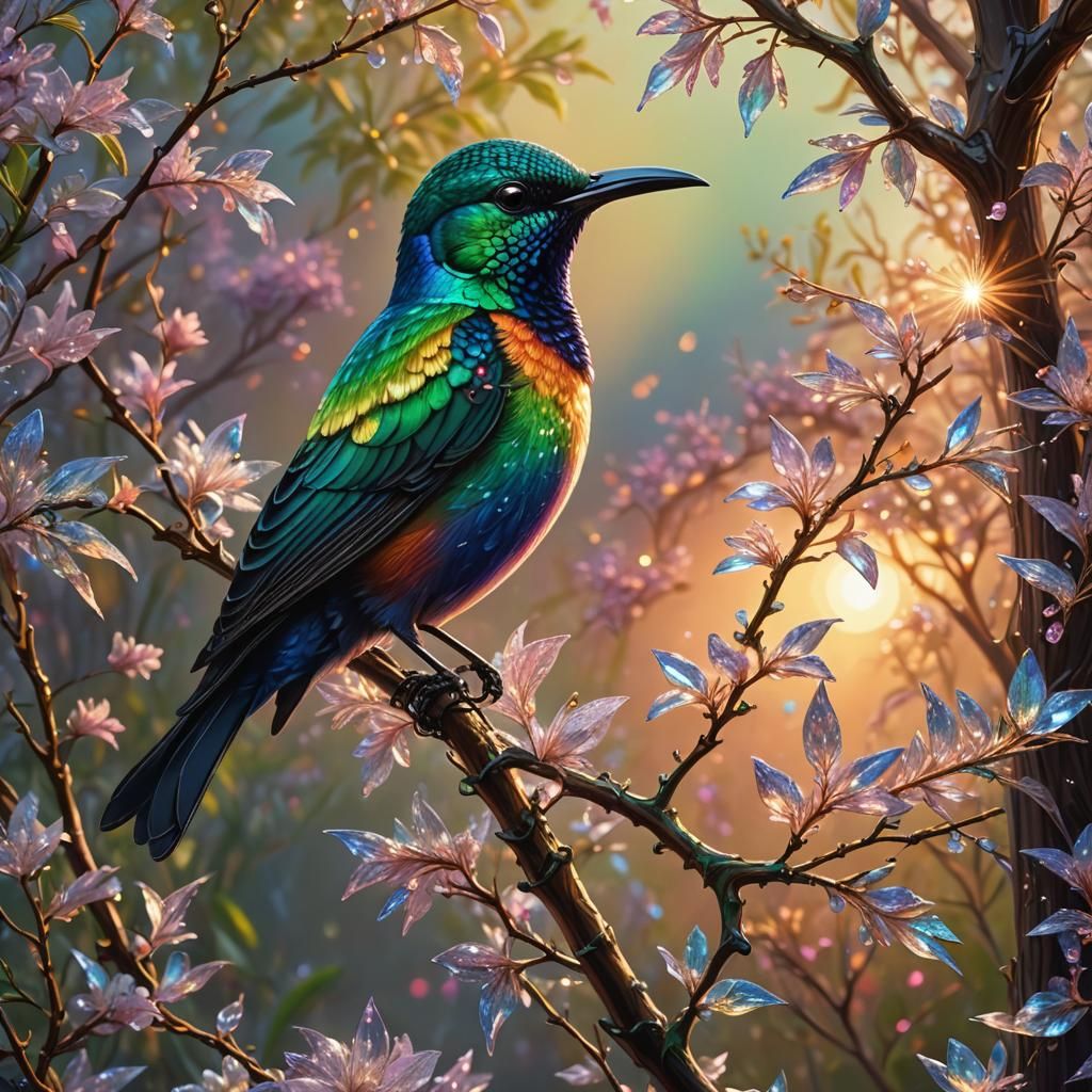 Sunbird - AI Generated Artwork - NightCafe Creator