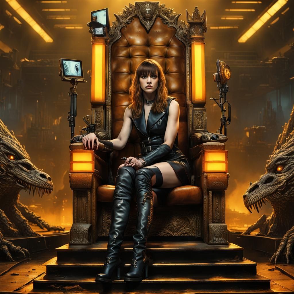 Lzzy Hale dressed in a short mini dress wand wearing black leather knee ...