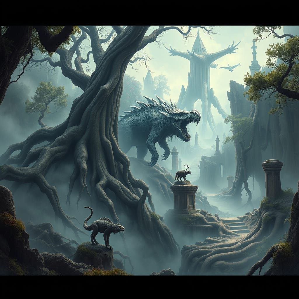 Extinct Creatures - Fantastical Worlds of Extinct Beasts in ...