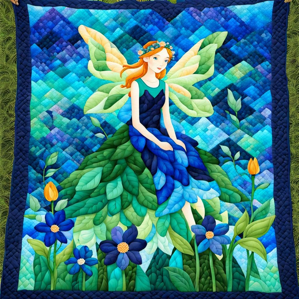 Fairy Quilt - AI Generated Artwork - NightCafe Creator
