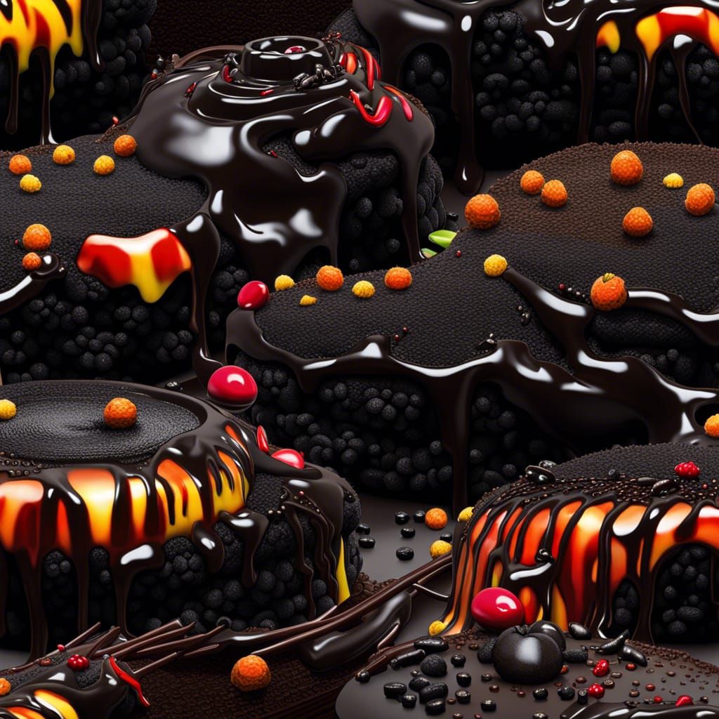 Juicy Lava Cakes - AI Generated Artwork - NightCafe Creator