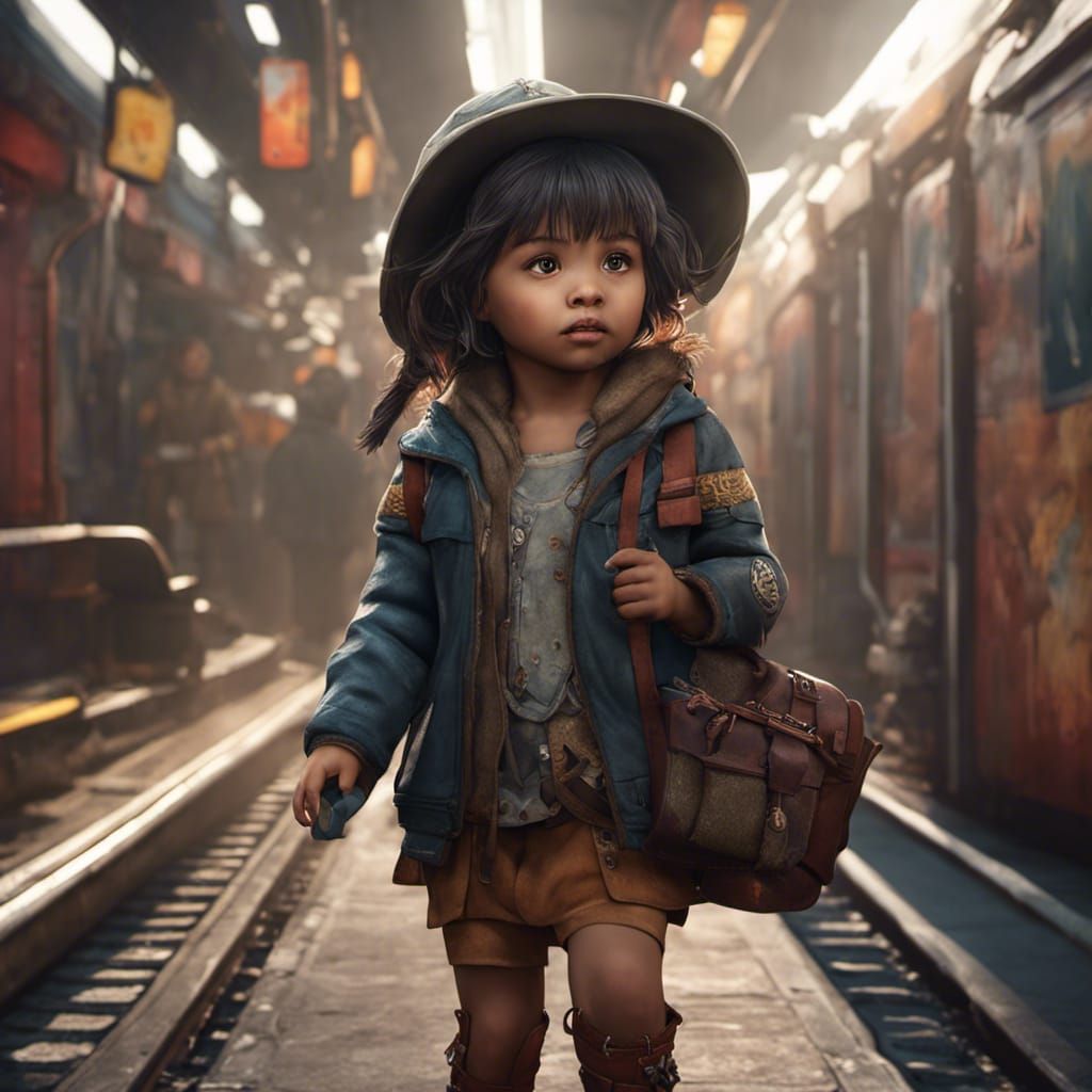 Subway Traveler - AI Generated Artwork - NightCafe Creator