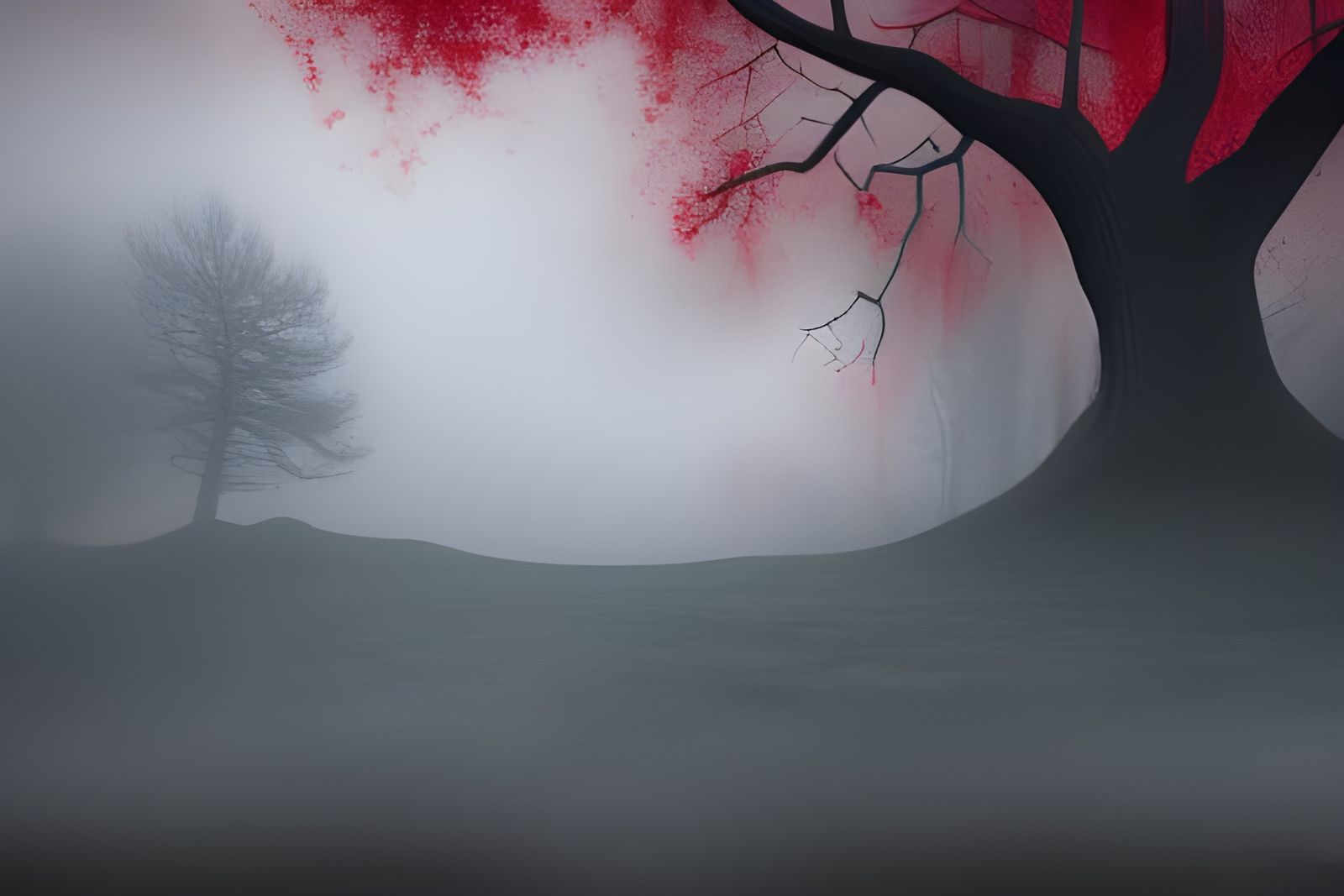 Ominous Fog - AI Generated Artwork - NightCafe Creator