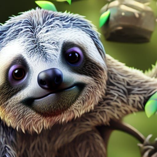 Sloth #3 - AI Generated Artwork - NightCafe Creator