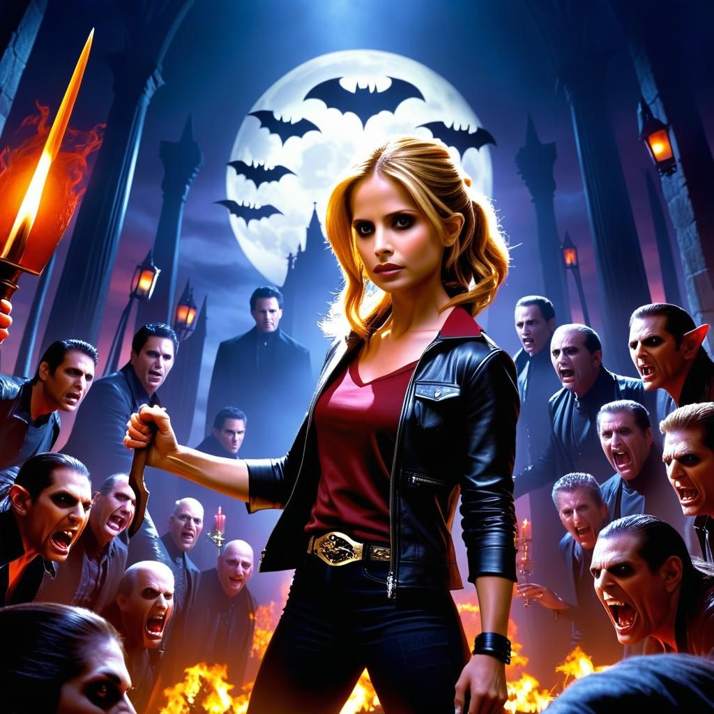 Inspirational Women : Buffy 👩🏼‍💼🧛🏼🤸🏼‍♂️ - AI Generated Artwork ...