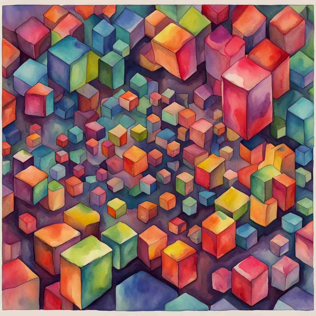 Cubic - AI Generated Artwork - NightCafe Creator
