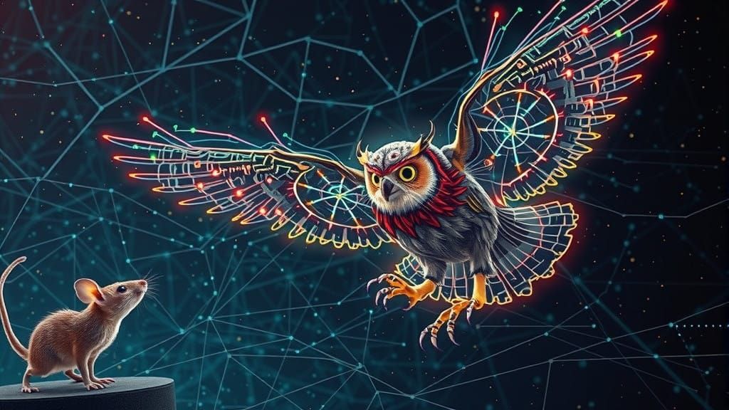 full-size flying weird owl - Ethereal Electronic Owl Soars ...