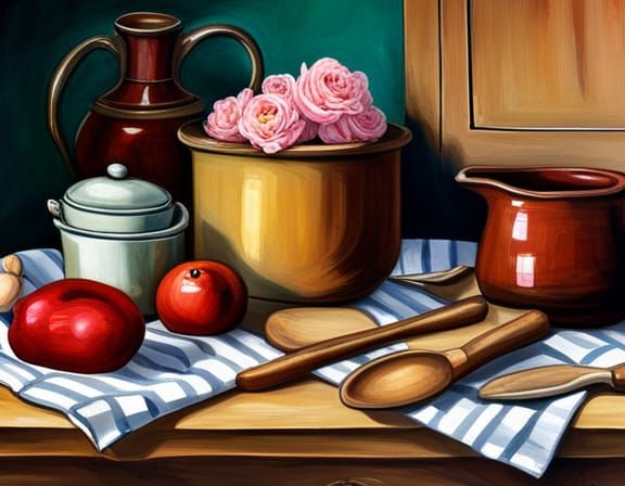 Household Still-Life 1 - AI Generated Artwork - NightCafe Creator