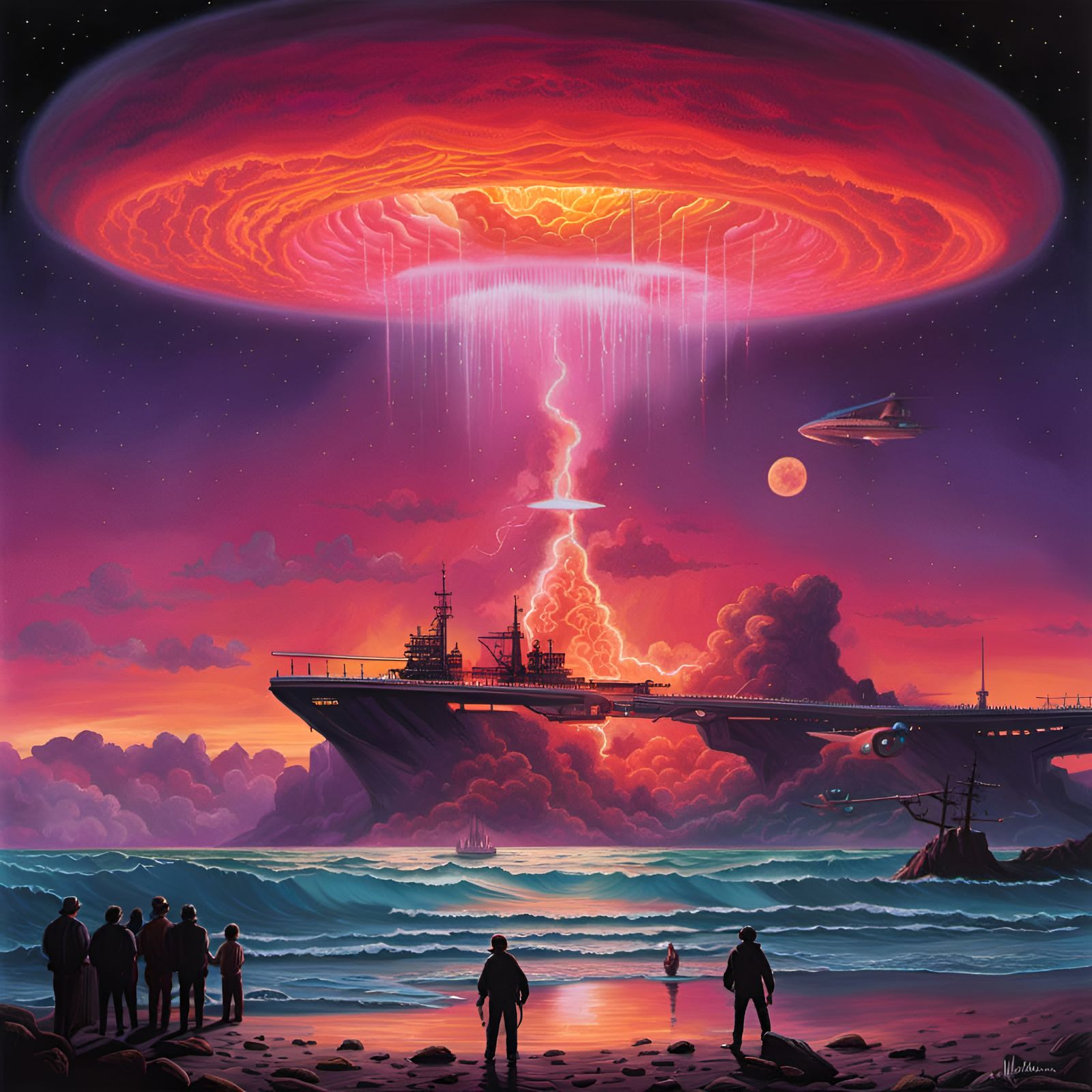 Project Starfish Prime was detonating a Nuclear bomb in the Vacuum of ...