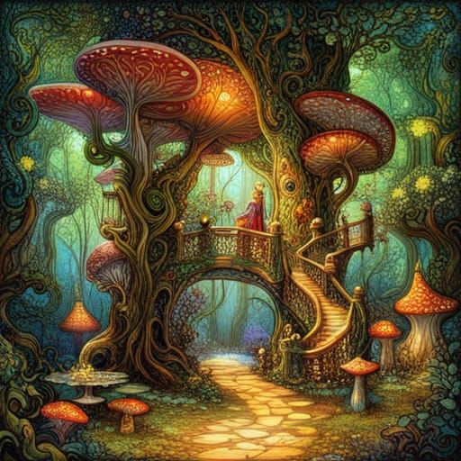 Fae Forest : r/nightcafe