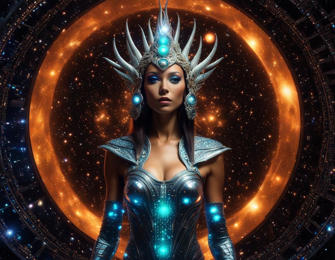 Space Goddess, 3 - AI Generated Artwork - NightCafe Creator