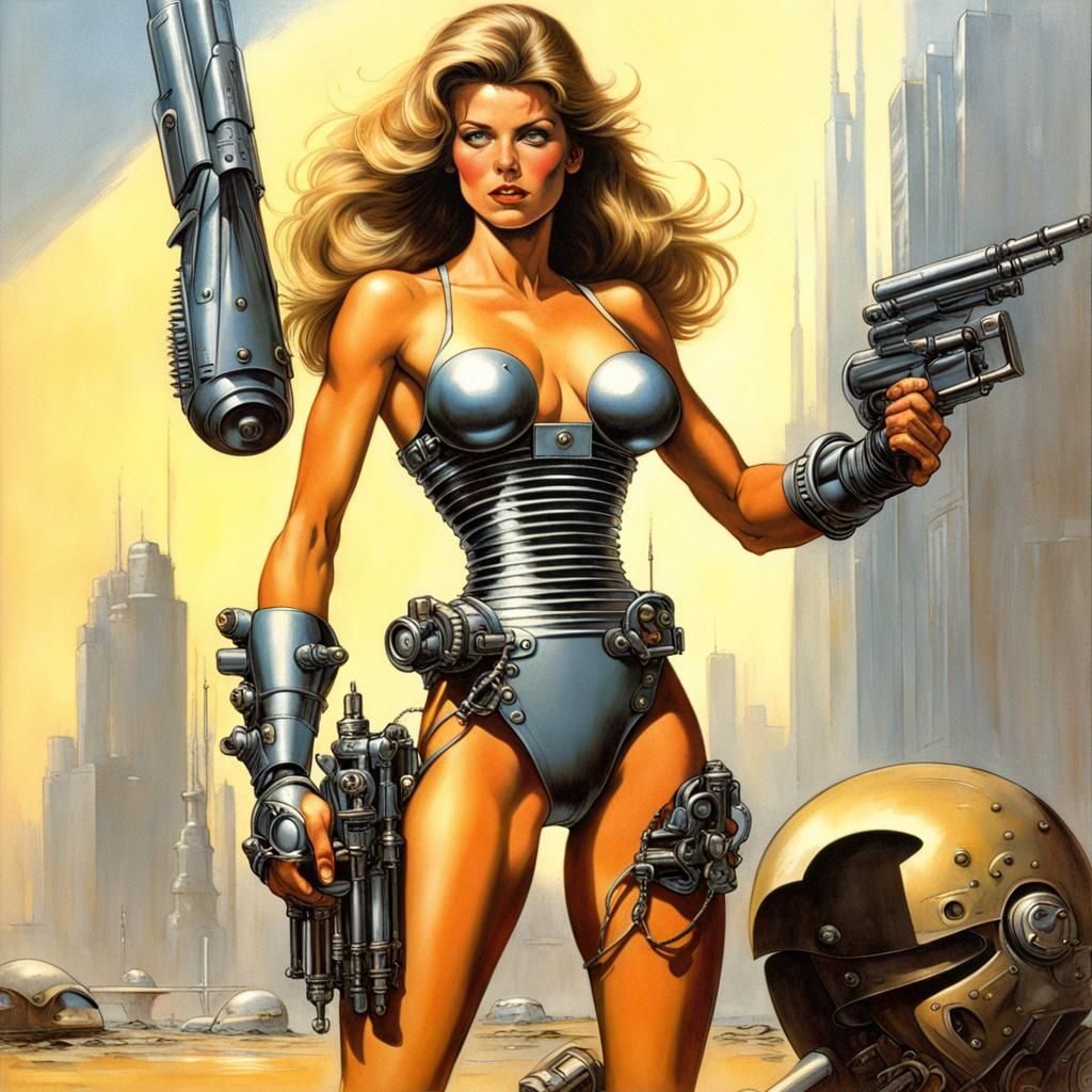 Bionic woman - AI Generated Artwork - NightCafe Creator