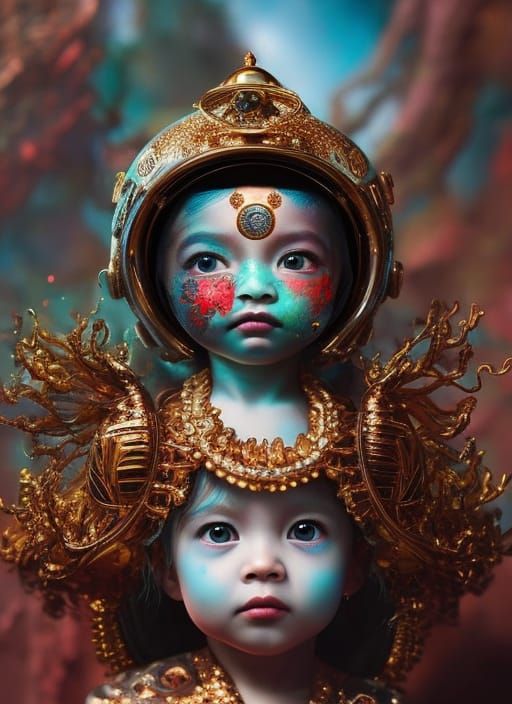 Conjoined Alien Twin Brothers - AI Generated Artwork - NightCafe Creator