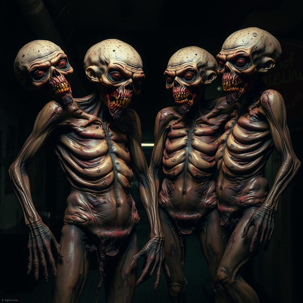 Demented bubonic contortionists - Grotesque Carnival Twists