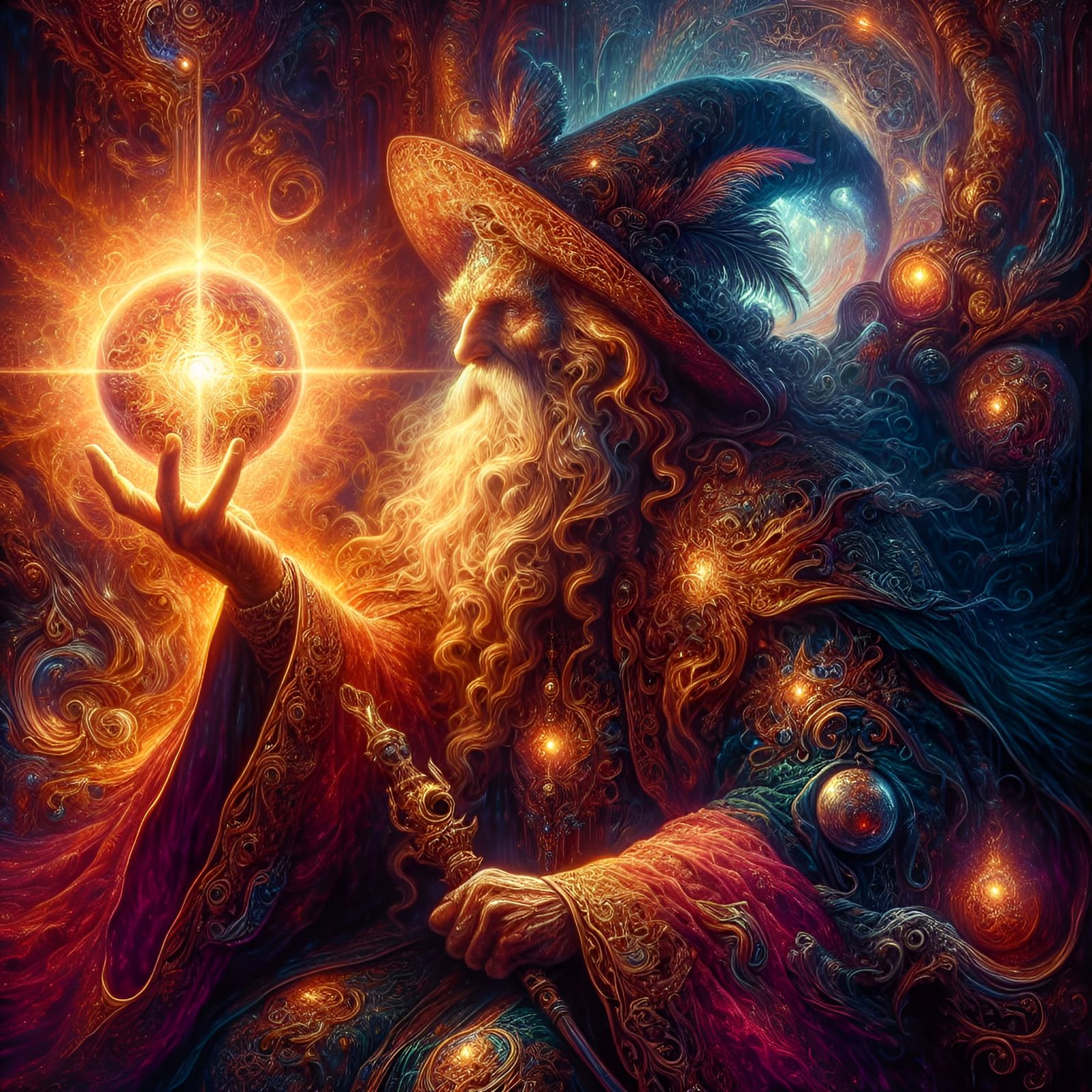 The Most Powerful Wizard - AI Generated Artwork - NightCafe Creator