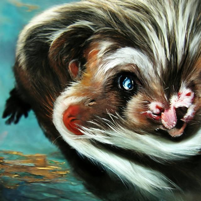 Impression of a ferret - AI Generated Artwork - NightCafe Creator