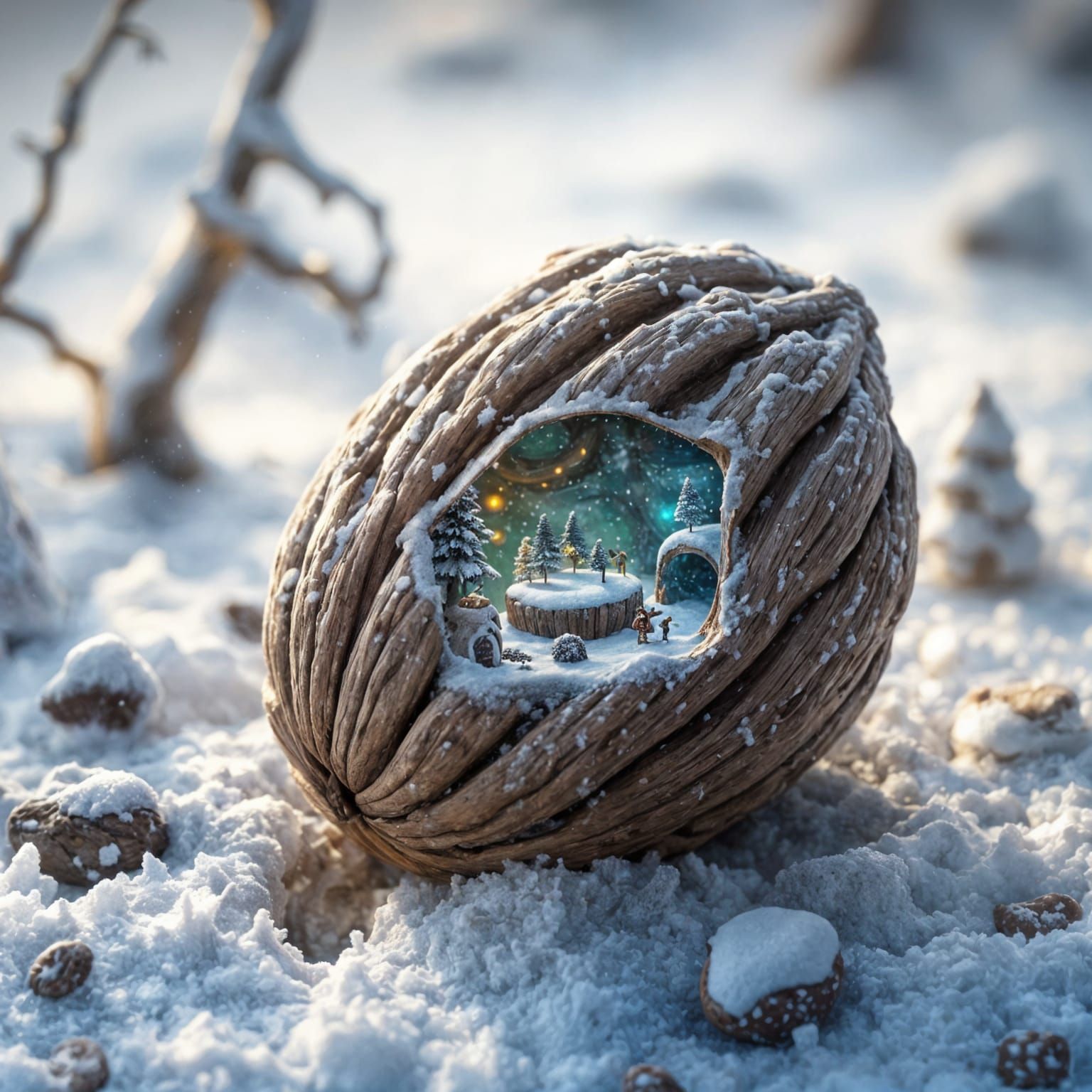 Secret entrance to Winter Wonderland