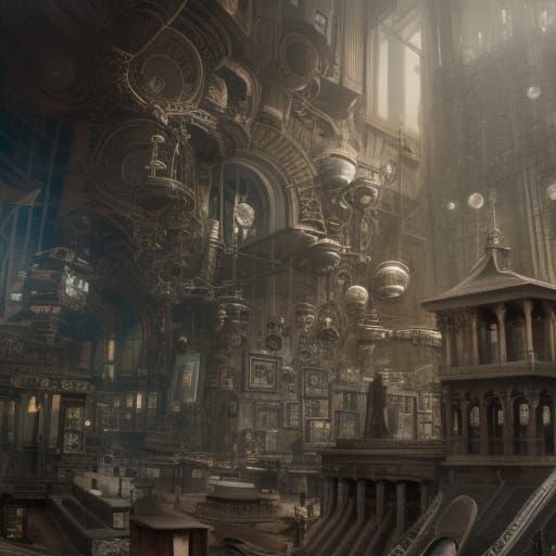 time clock faces and methodical madness - AI Generated Artwork ...