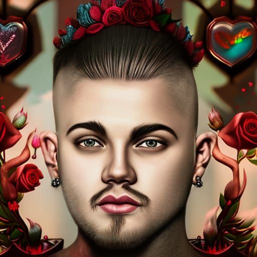 The beauty of a man - AI Generated Artwork - NightCafe Creator