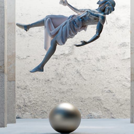 Personification Of floating in the air, 8k, Art By Irakli Nadar ...