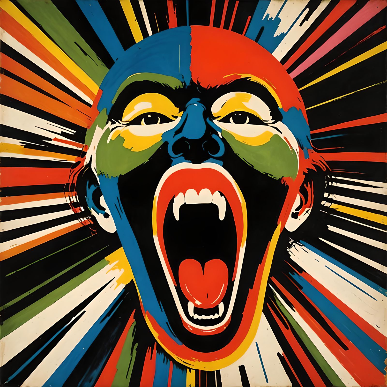 Vampire Scream - AI Generated Artwork - NightCafe Creator