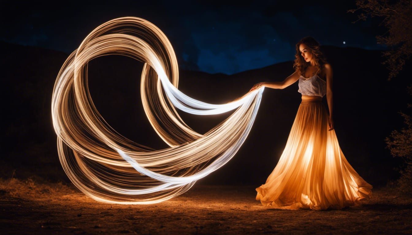 time-lapse long exposure, perfect eyes, perfect beautiful face, woman ...
