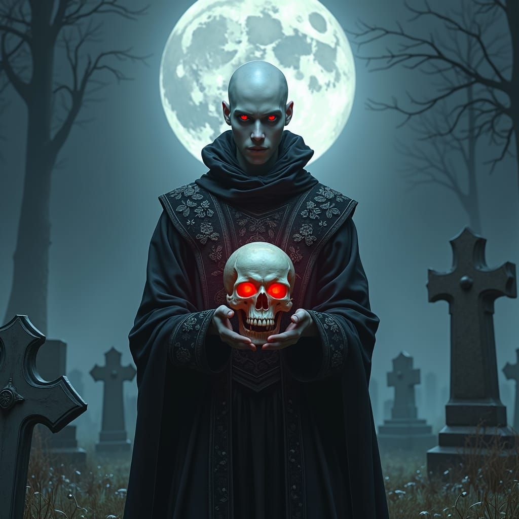 The Necromancer's Ritual 241228A - Ethereal Necromancer Amid...