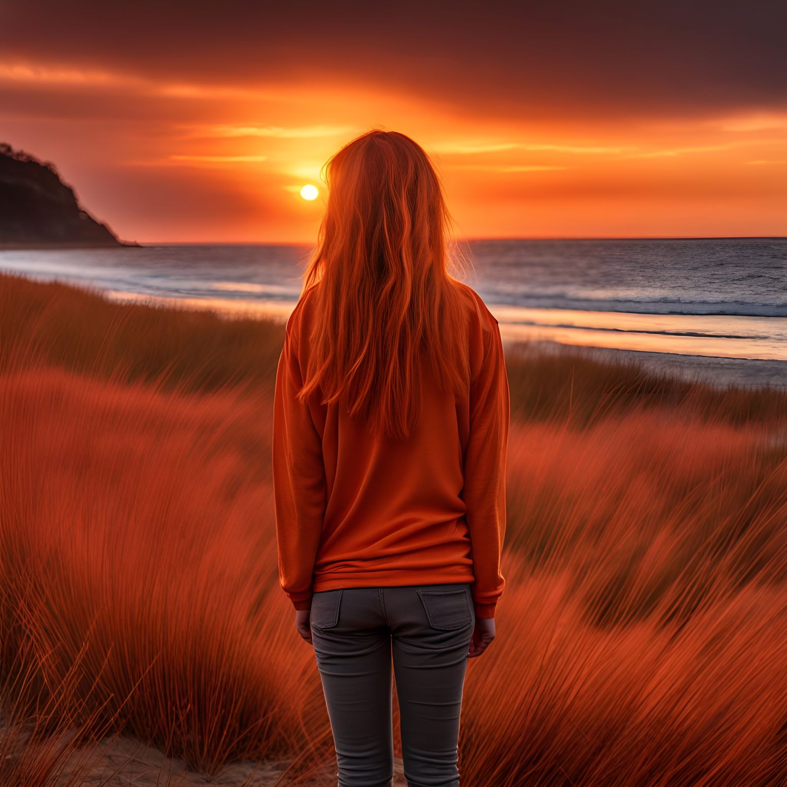 The colour Orange - AI Generated Artwork - NightCafe Creator