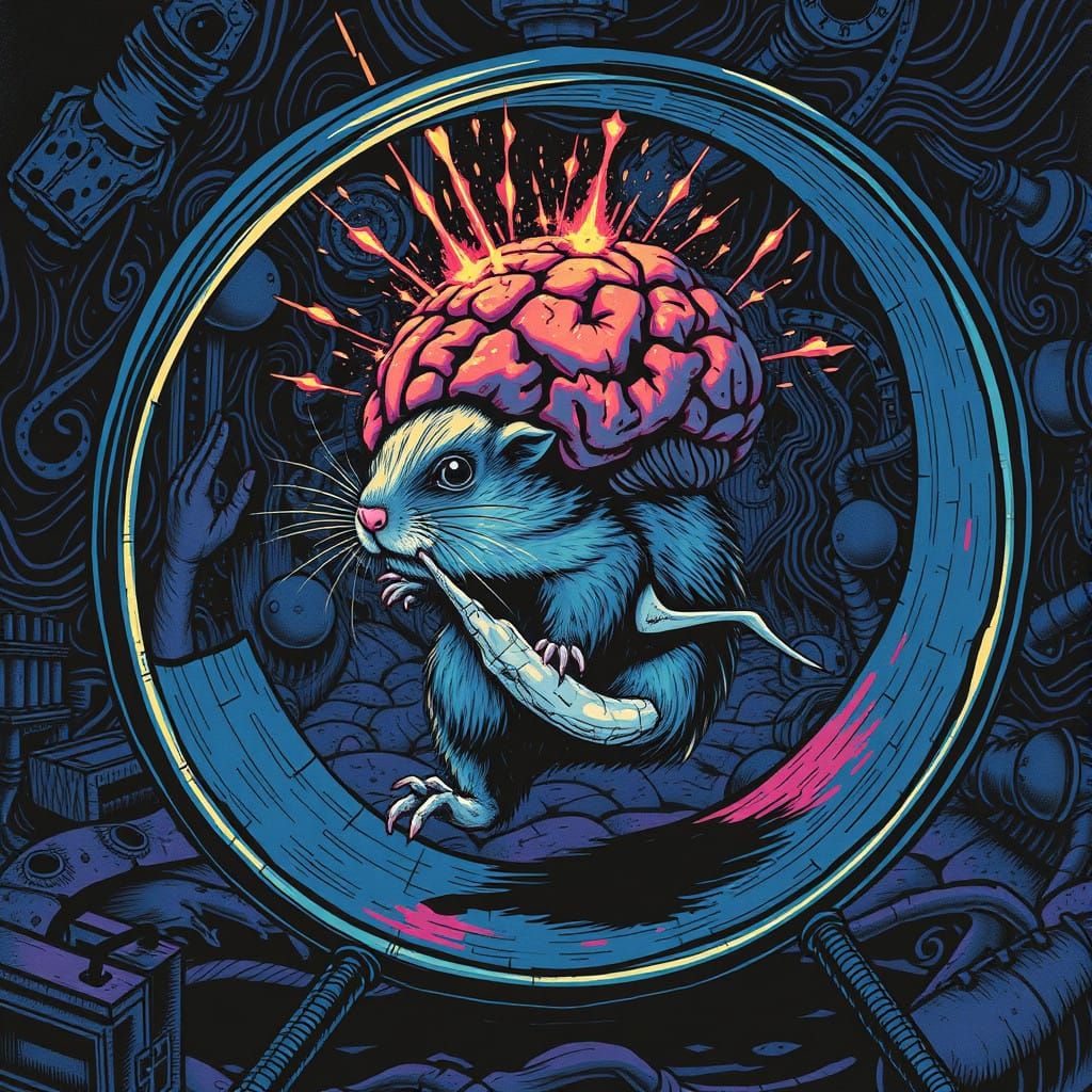 Synapses - Distorted Psychedelic Hamster Fracturing Mind