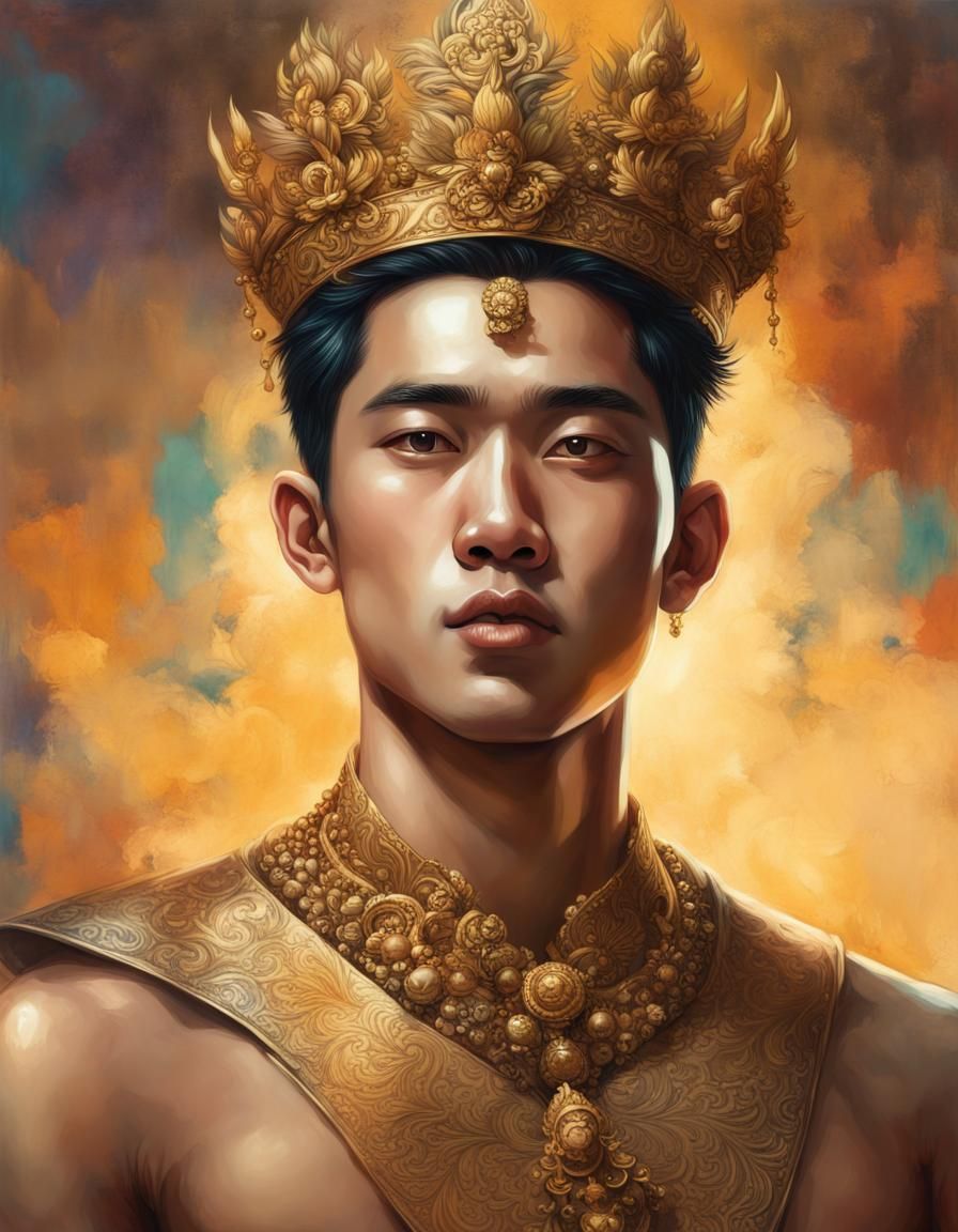 The portrait of southeast asian prince - AI Generated Artwork ...
