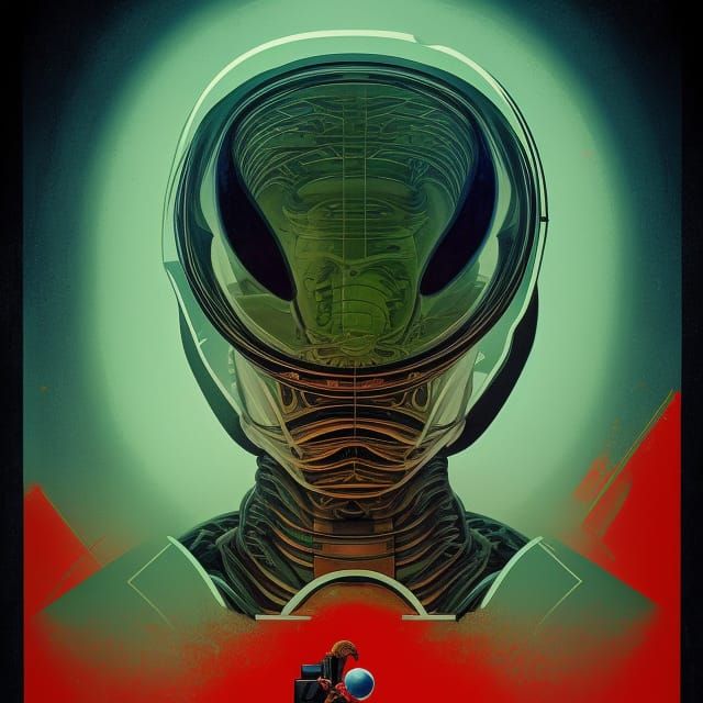 Alien astronaut - AI Generated Artwork - NightCafe Creator