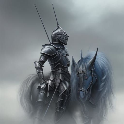 Knights of the thunder ethereal fantasy hyperdetailed mist magnificent ...