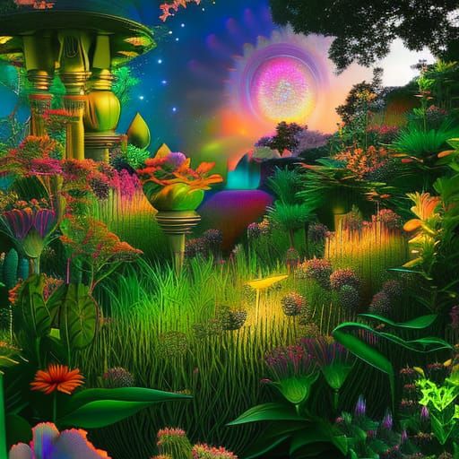 Secret Garden - AI Generated Artwork - NightCafe Creator