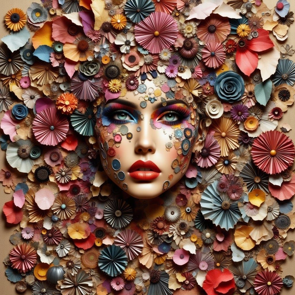 Multimedia collage portrait 9 - Multimedia collage portrait ...