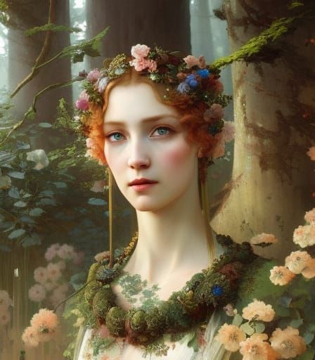 Flora goddess of Spring : r/nightcafe